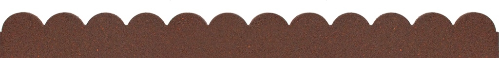 Curve Scallop Border 120cm Terracotta - Thirsk Garden Centre