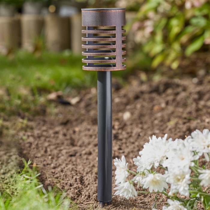 MODERN SOLAR STAKE LIGHT 8 PACK - Thirsk Garden Centre