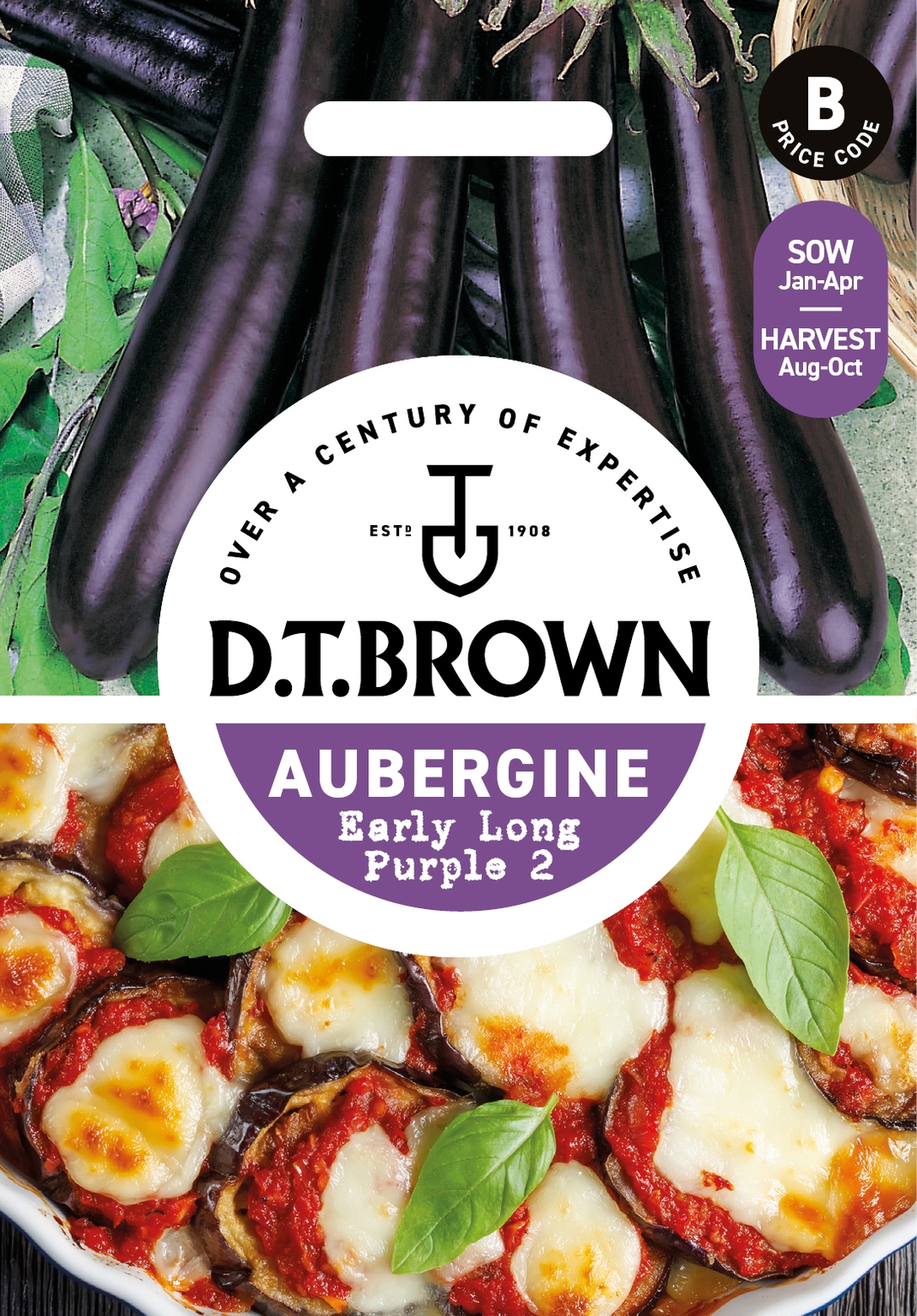 UK/DT-AUBERGINE Early Long Pur - Thirsk Garden Centre